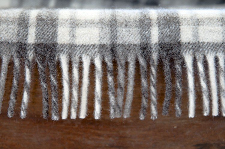 Plaids laine et coton sans produits chimiques | Made in France